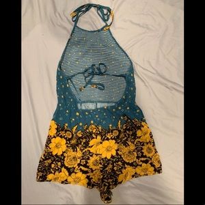 Urban Outfitters | Other | Adorable Tie Back Smocked Romper | Poshmark